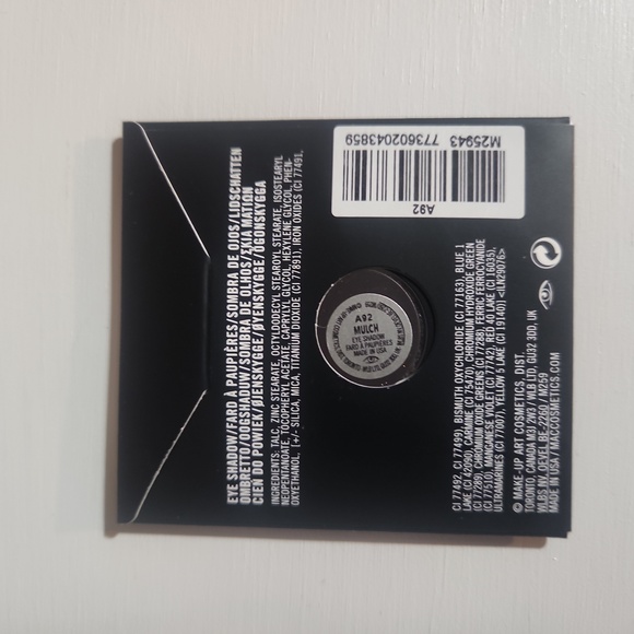 MAC Cosmetics | Makeup | Mac Mulch Eye Shadow Refill Pan | Poshmark